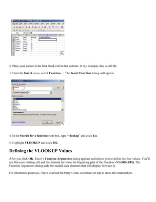 Getting started with_microsoft_excel | DOC