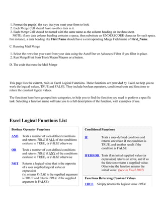 Getting started with_microsoft_excel | DOC