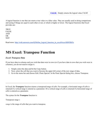Getting started with_microsoft_excel | DOC