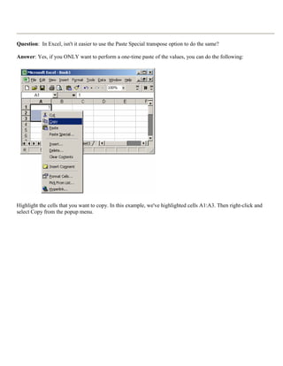 Getting started with_microsoft_excel | DOC