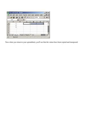 Getting started with_microsoft_excel | DOC
