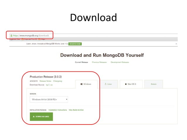 Getting Started With Mongo Db On Windows Ppt