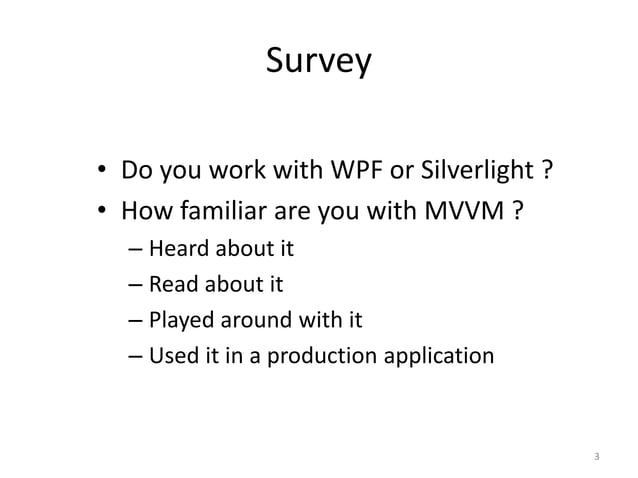 Getting started with MVVM | PPT Getting started with MVVM | PPT