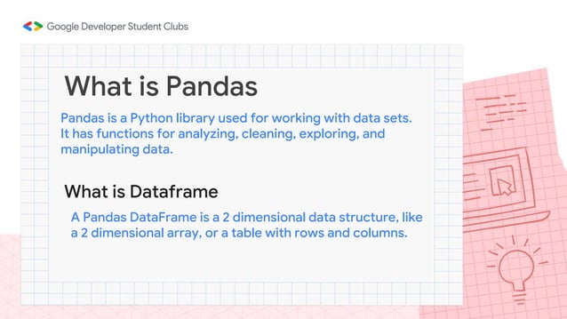 getting started with numpy and pandas.pptx