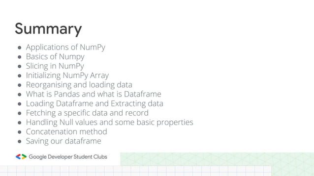 getting started with numpy and pandas.pptx getting started with numpy and pandas.pptx