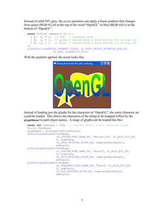 Getting Started with NV_path_rendering | PDF