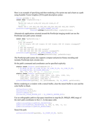 Getting Started with NV_path_rendering | PDF