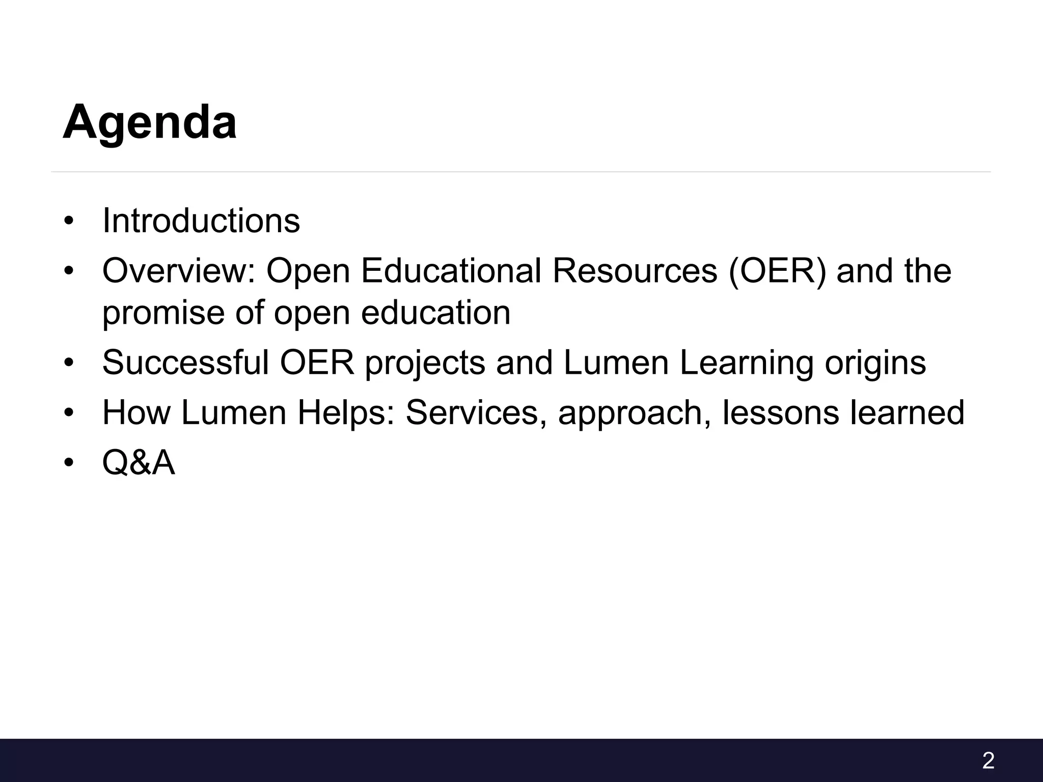 Getting Started with OER? Lumen Can Help! | PPT