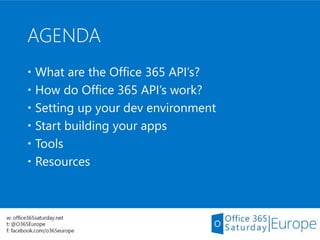 Getting Started with the Office 365 API | PPT