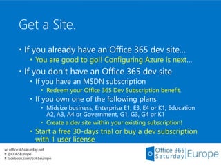 Getting Started with the Office 365 API | PPT