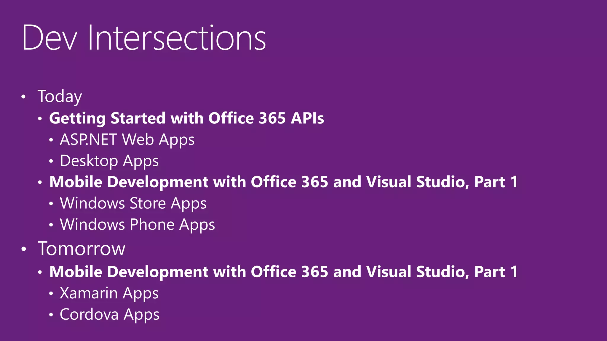 Getting started with Office 365 APIs | PPTX