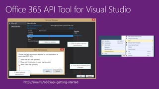 Getting started with Office 365 APIs | PPTX