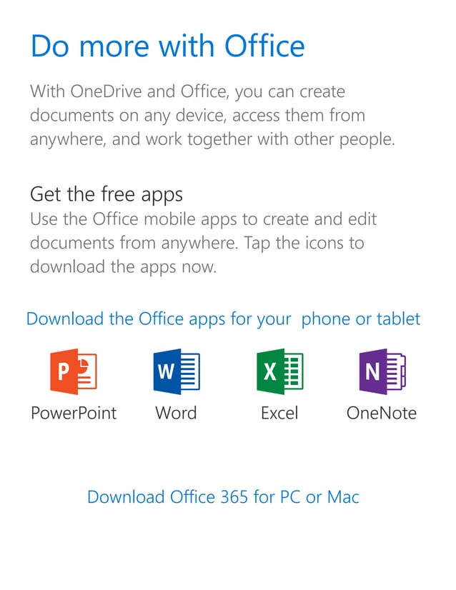 Getting started with one drive | PDF