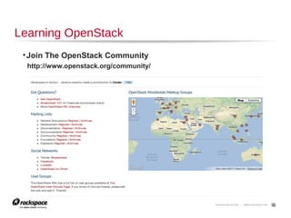 Getting Started With OpenStack (Havana) | PPT | Cloud Computing | Internet