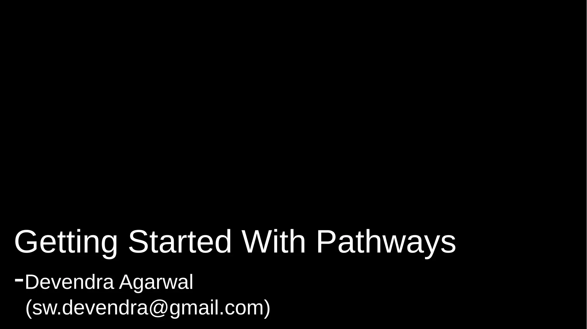 Getting Started With Pathways | ODP