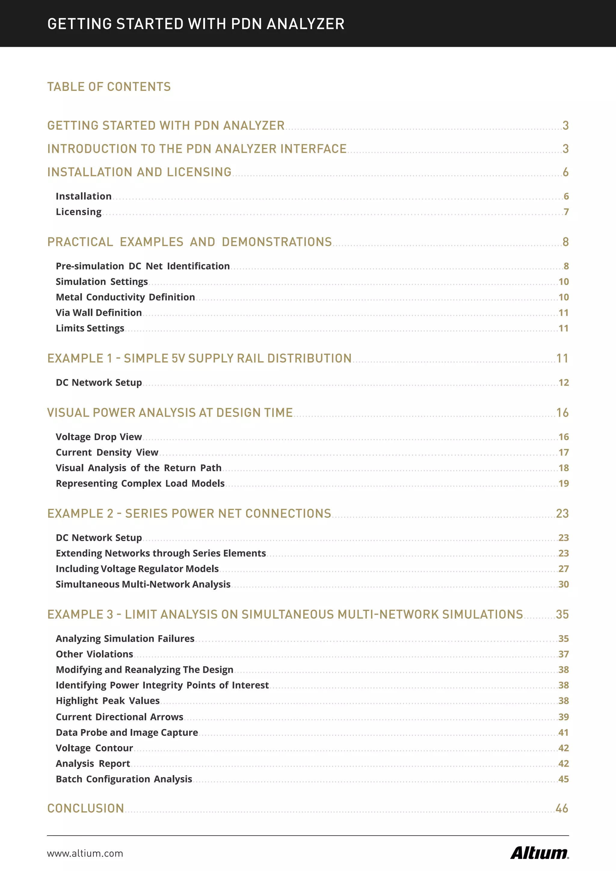 Getting started with pdn analyzer | PDF