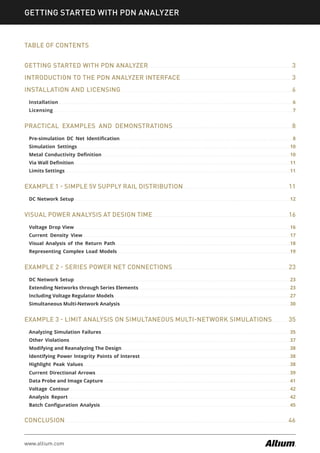 Getting started with pdn analyzer | PDF