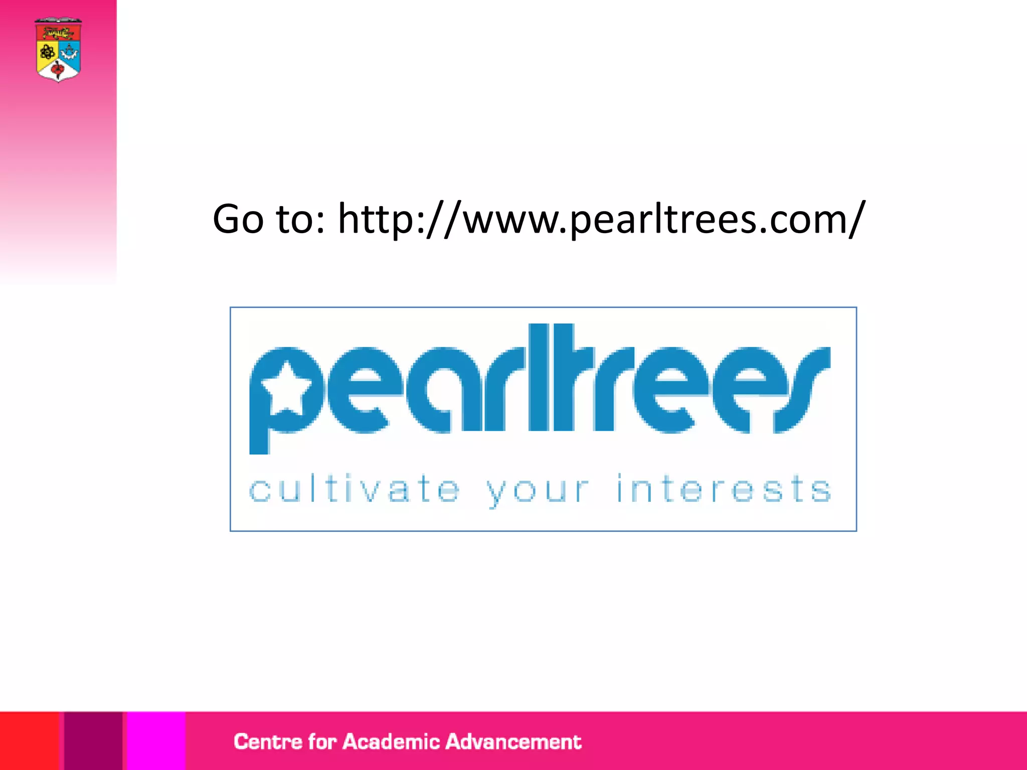 Getting started with pearltrees | PPTX | Internet | Computing