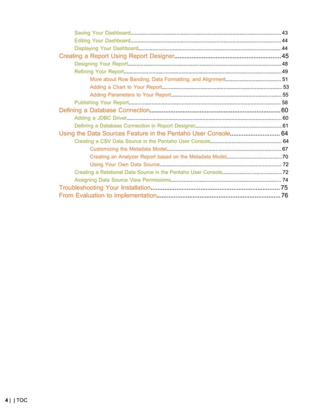 Getting started with_pentaho | PDF
