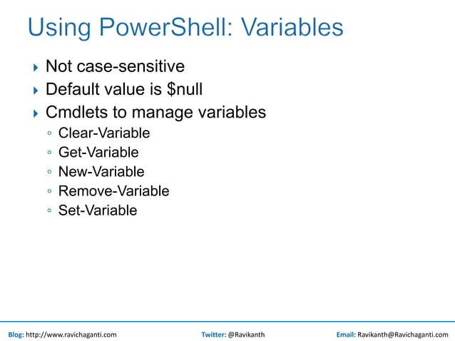 Getting Started With PowerShell Scripting | PPTX