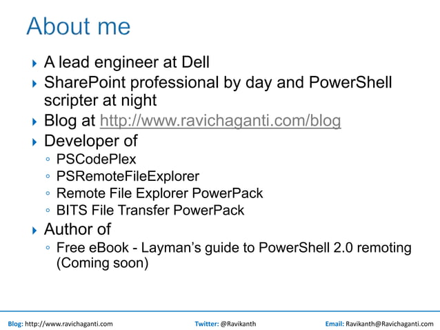 Getting Started With PowerShell Scripting | PPT Getting Started With PowerShell Scripting | PPT