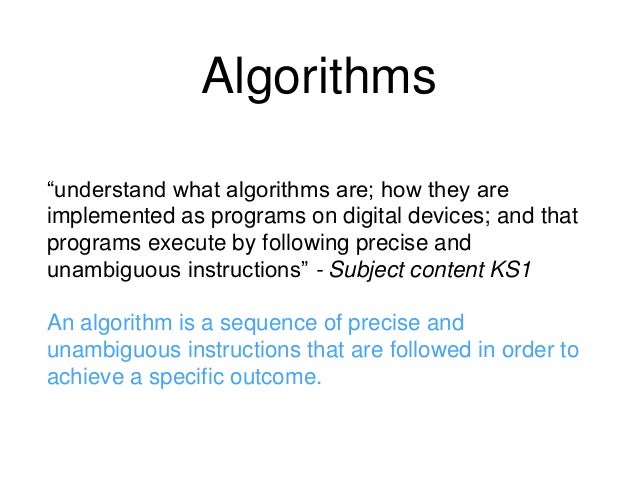 Getting started with programming KS1