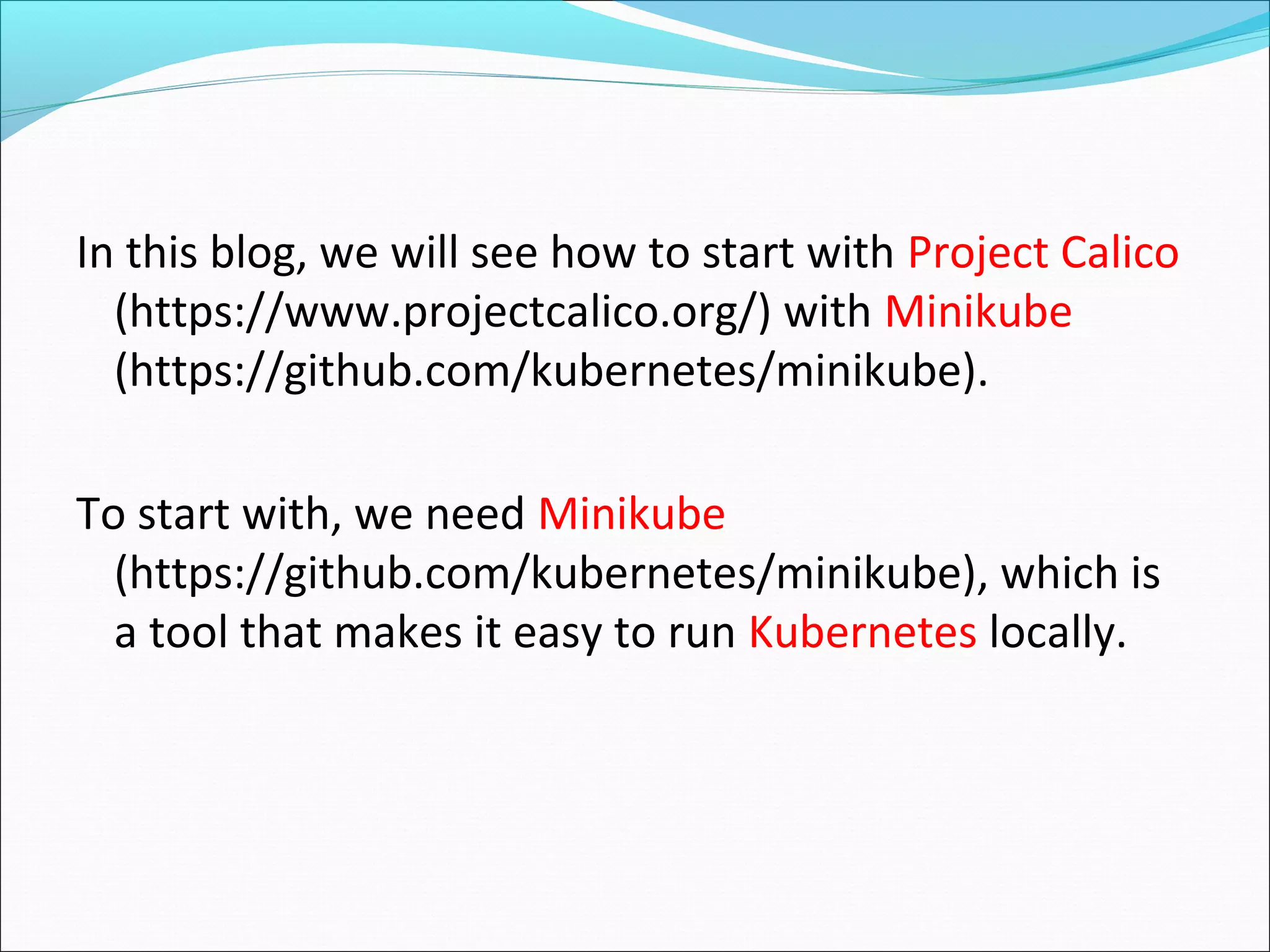 Getting started with project calico | PPT Getting started with project calico | PPT