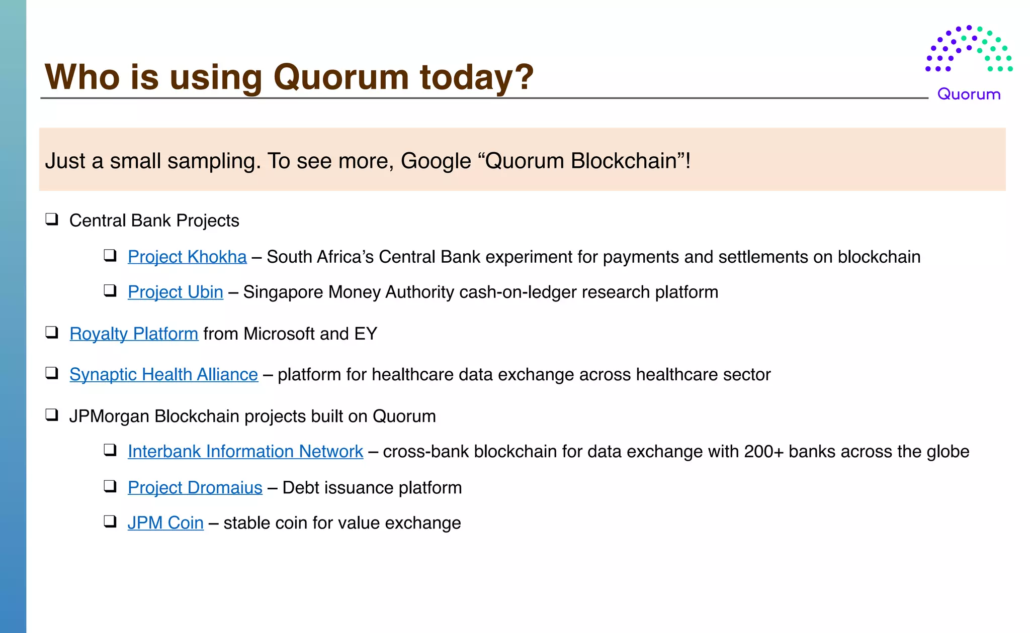 Getting started with quorum -101 | PDF | Databases | Computer Software and Applications