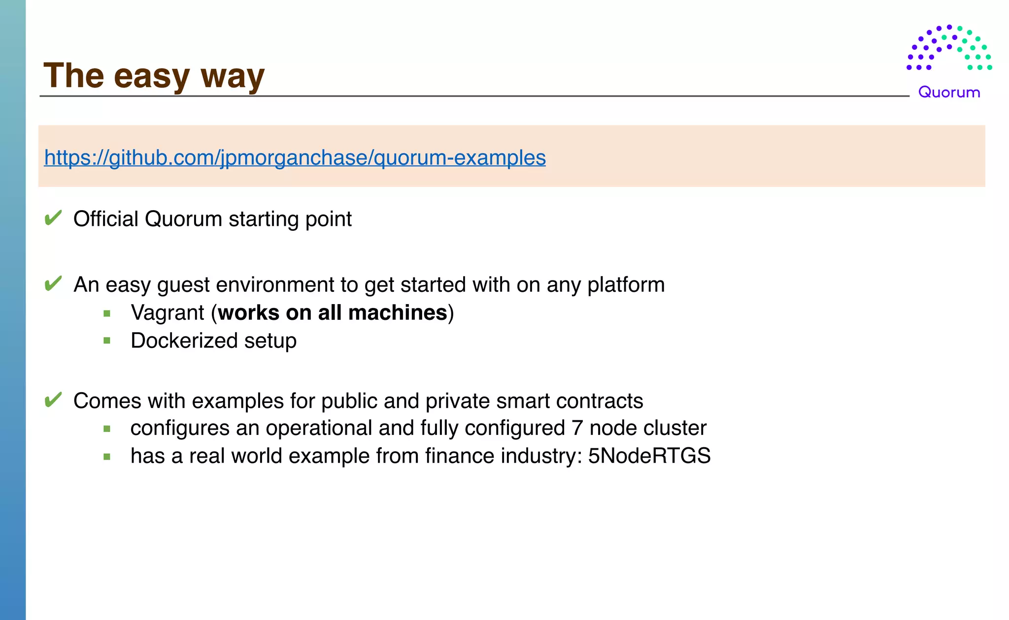 Getting started with quorum -101 | PDF | Databases | Computer Software ...