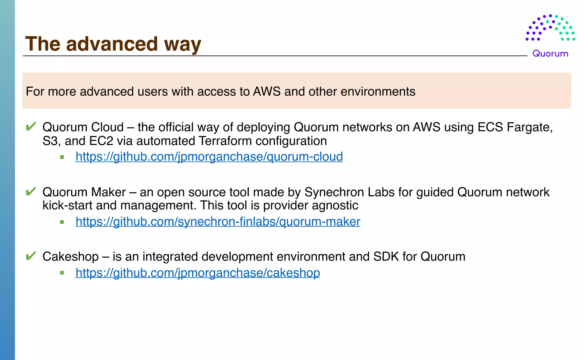 Getting started with quorum -101 | PDF