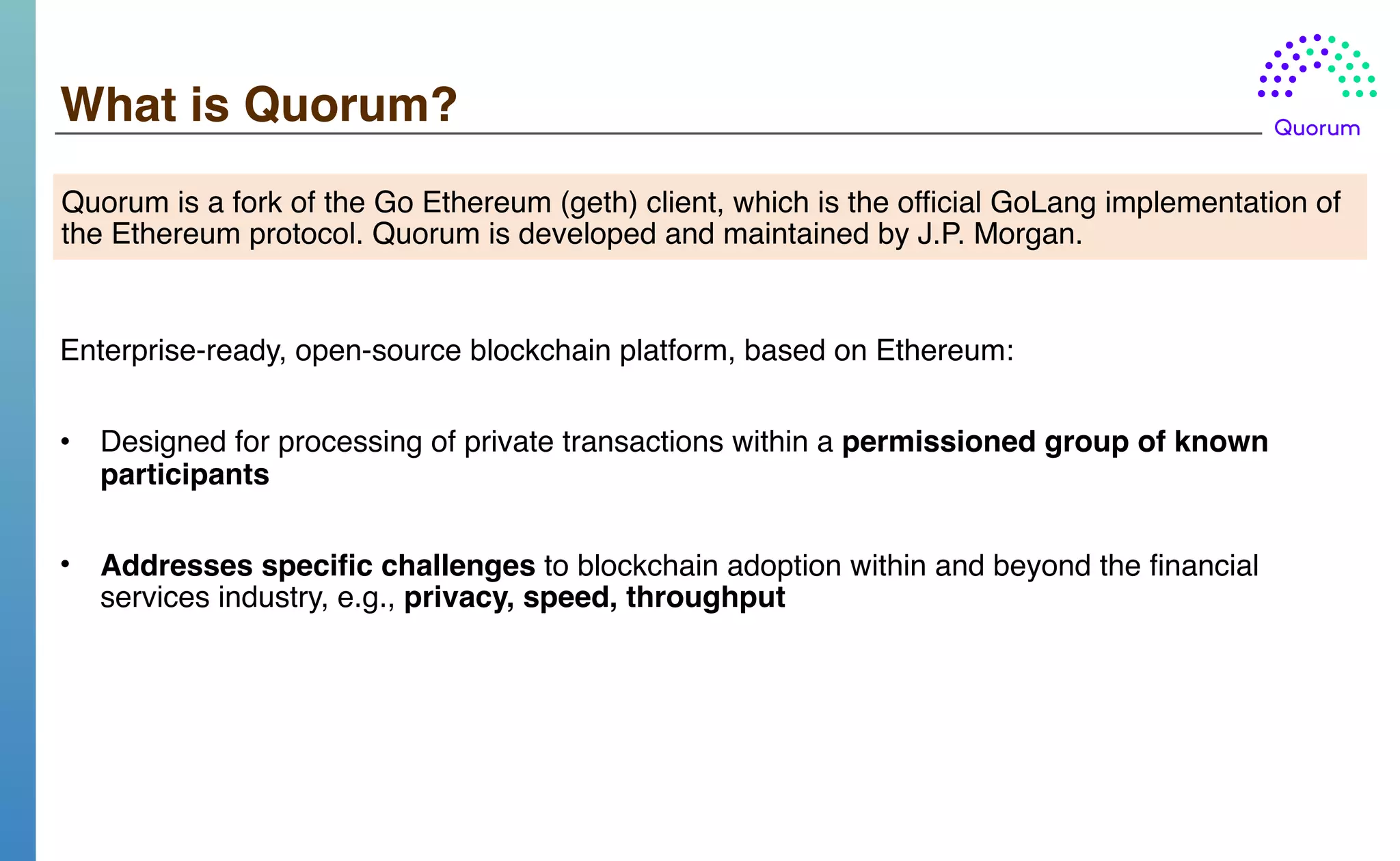 Getting started with quorum -101 | PDF | Databases | Computer Software and Applications