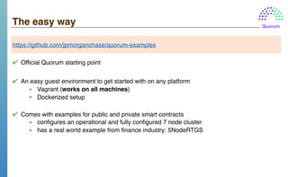 Getting started with quorum -101 | PDF | Databases | Computer Software and Applications