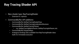 Getting started with Ray Tracing in Unity 2019.3 - Unite Copenhagen 2019 | PPTX