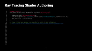 Getting started with Ray Tracing in Unity 2019.3 - Unite Copenhagen ...