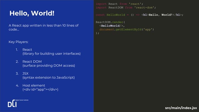 Getting Started with React v16 | PPT