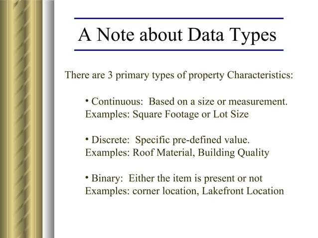 Getting started with regression | PPT