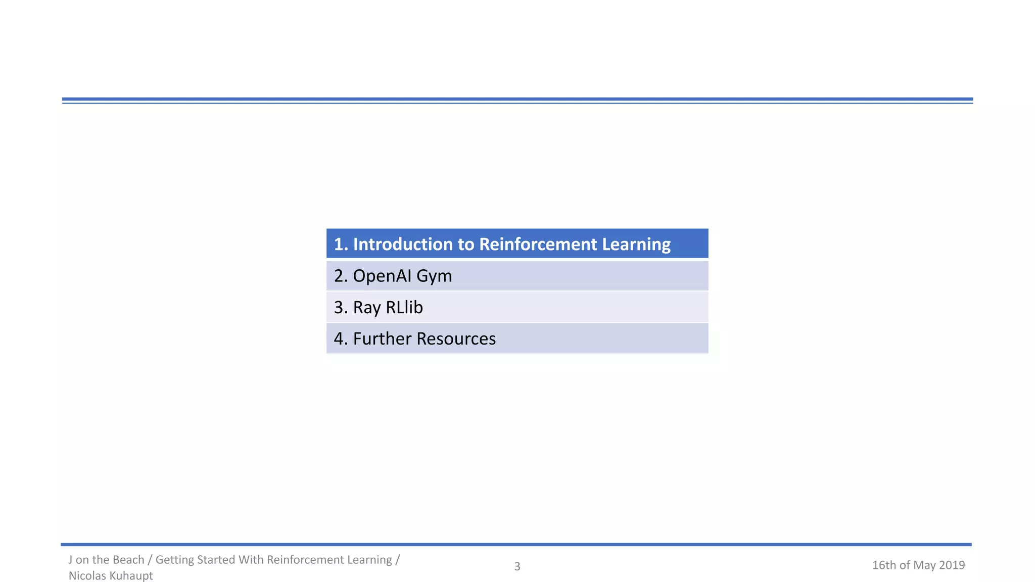 Getting started with Deep Reinforcement Learning | PPT Getting started with Deep Reinforcement Learning | PPT