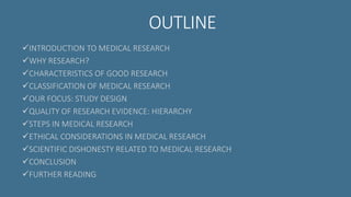 Getting Started With Research as a Medical Student | PPTX