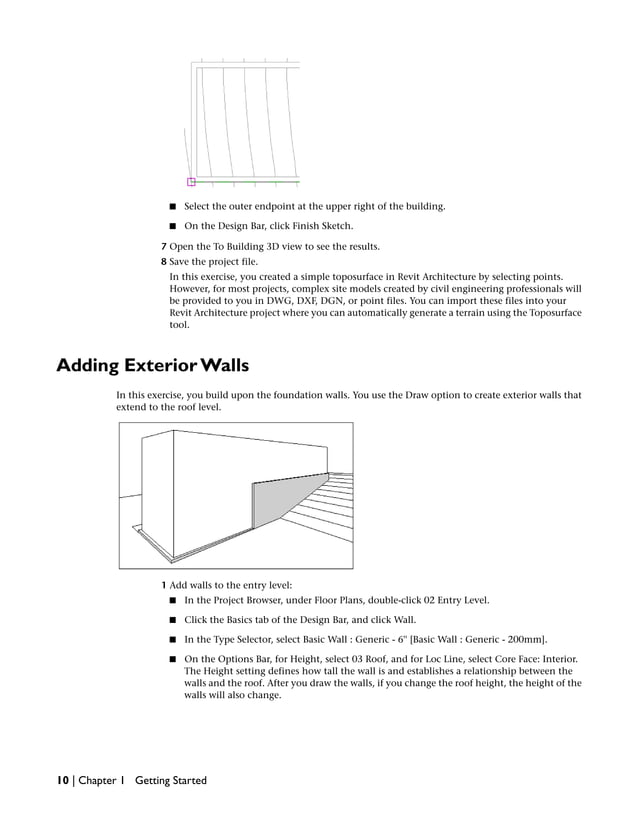 Getting started with revit architecture | PDF