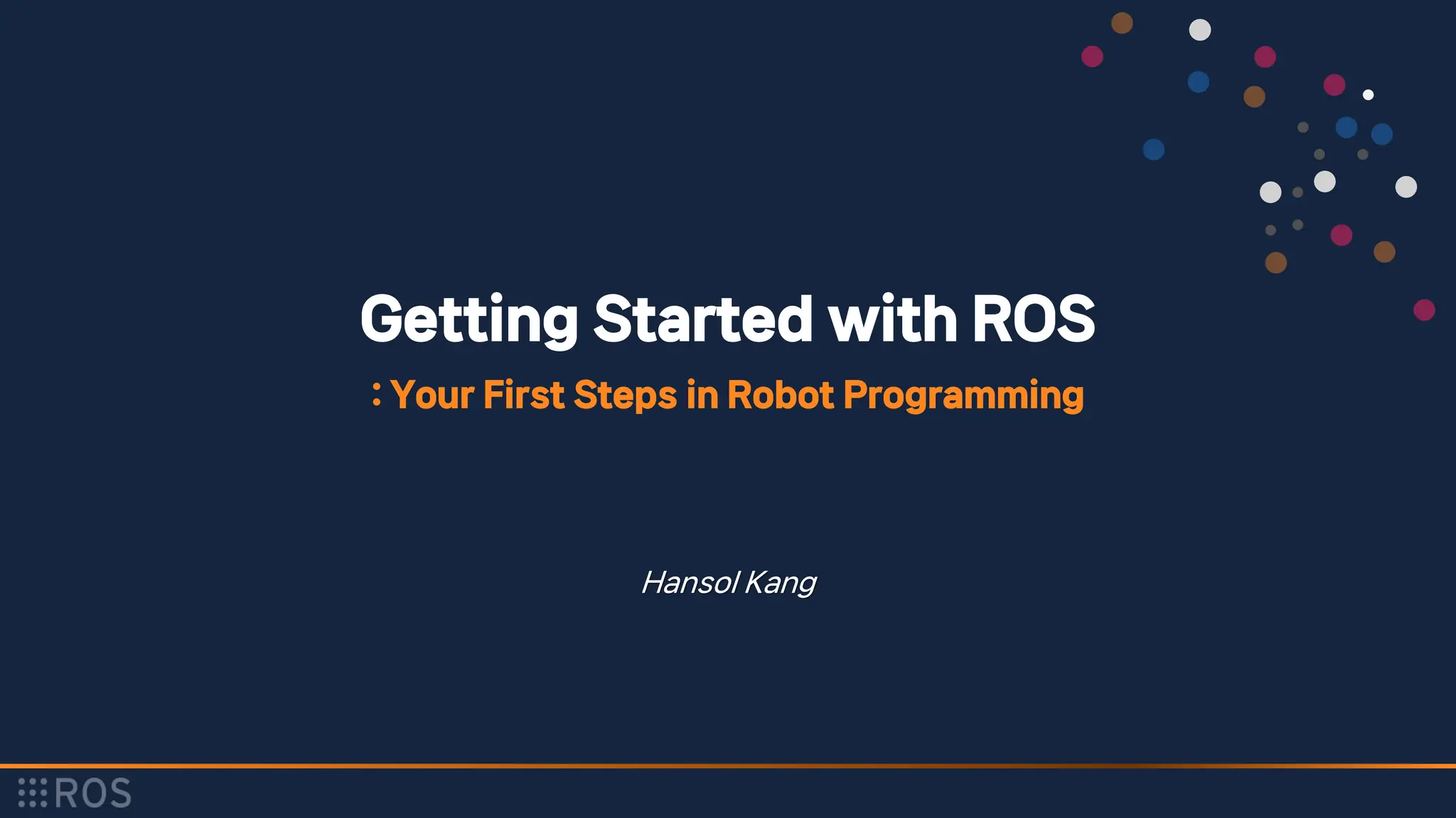 Ros 시작하기getting Started With Ros Your First Steps In Robot Programming Ppt