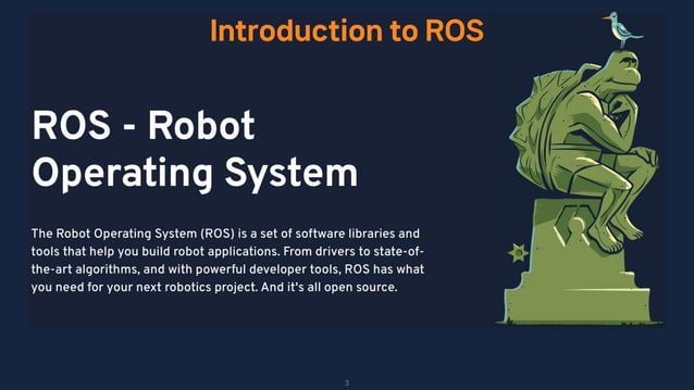 Ros 시작하기getting Started With Ros Your First Steps In Robot Programming Ppt 
