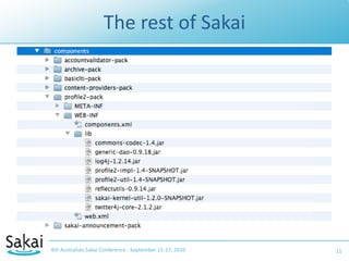 Getting started with Sakai development | PPT