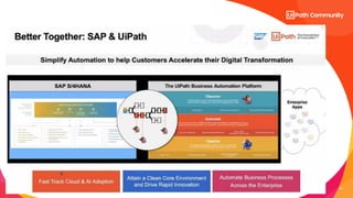 Introduction to SAP and UiPath Automation | PDF | Databases | Computer Software and Applications
