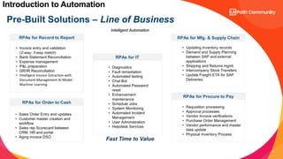 Introduction to SAP and UiPath Automation | PDF