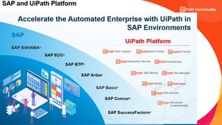 Introduction to SAP and UiPath Automation | PDF | Databases | Computer Software and Applications