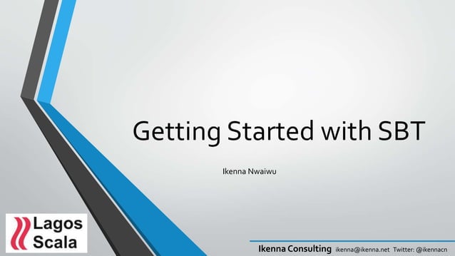 Getting started with sbt | PPTX | Programming Languages | Computing