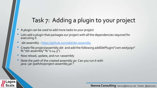 Getting started with sbt | PPTX | Programming Languages | Computing