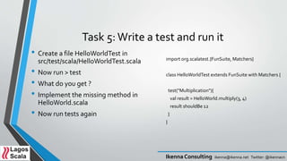 Getting started with sbt | PPTX | Programming Languages | Computing