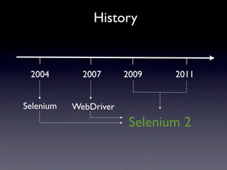 Getting started with Selenium 2 | PPT