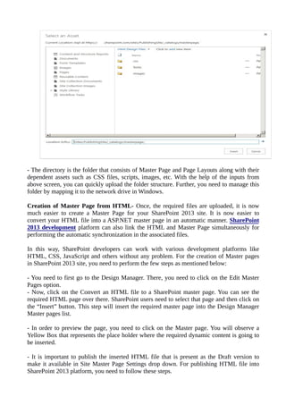 Getting started with SharePoint MasterPage Customization (Volume 2) | PDF